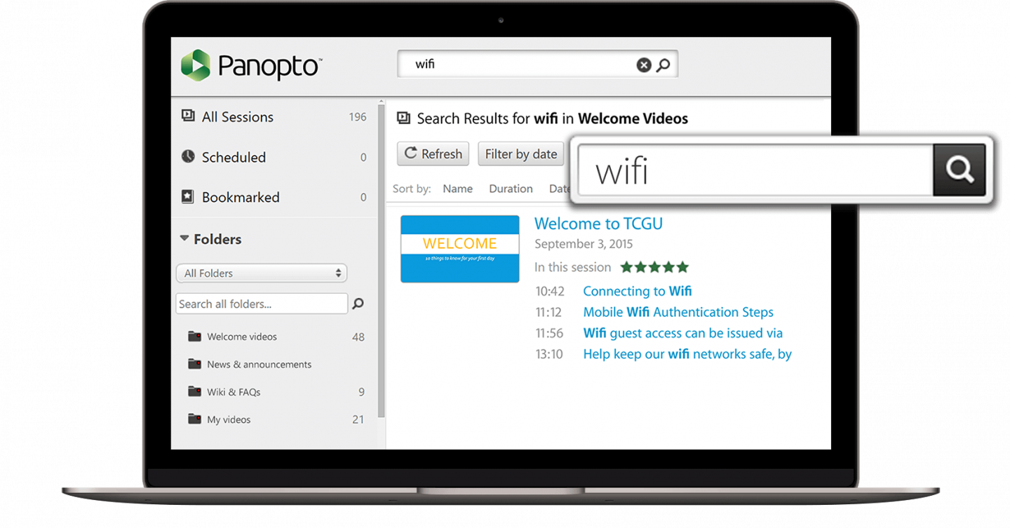 Video Search & Discovery Solutions | Find Information Fast In Panopto